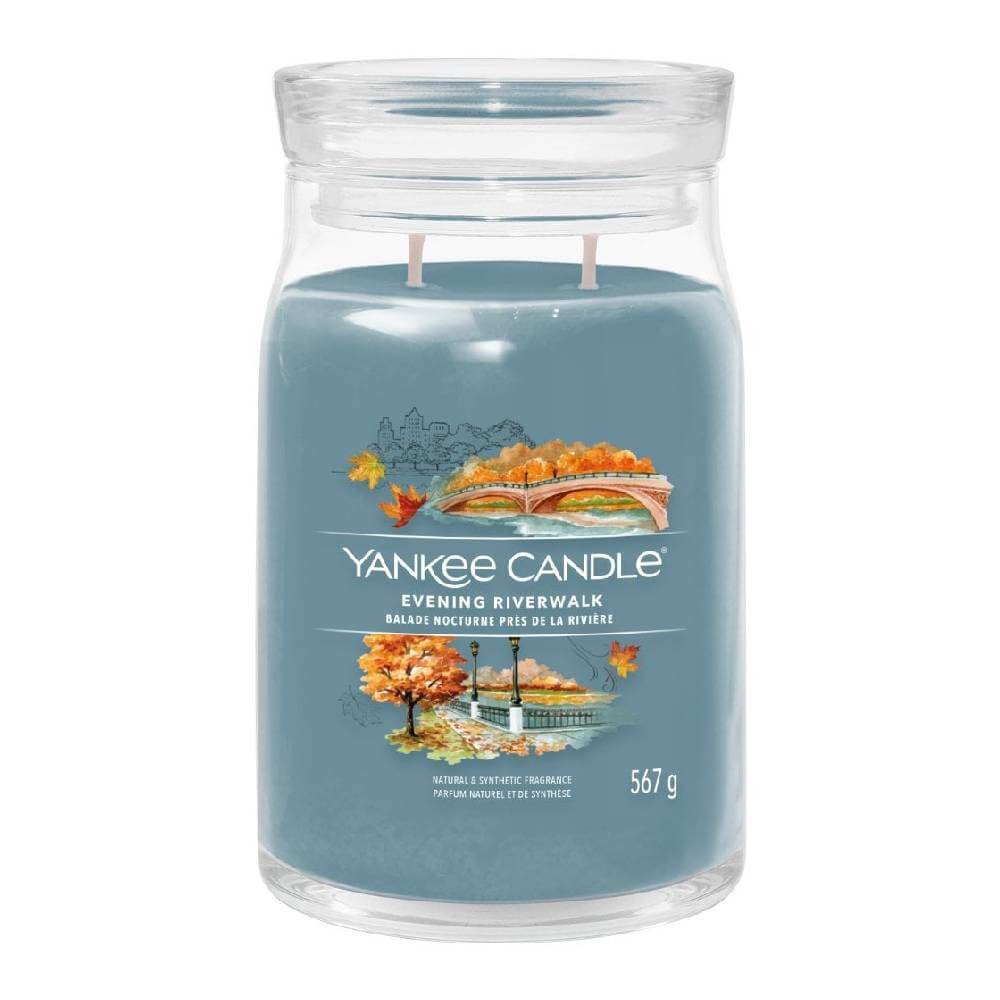 EVENING RIWERWALK LARGE SIGNATURE MIRISNA SVEĆA YANKEE CANDLE