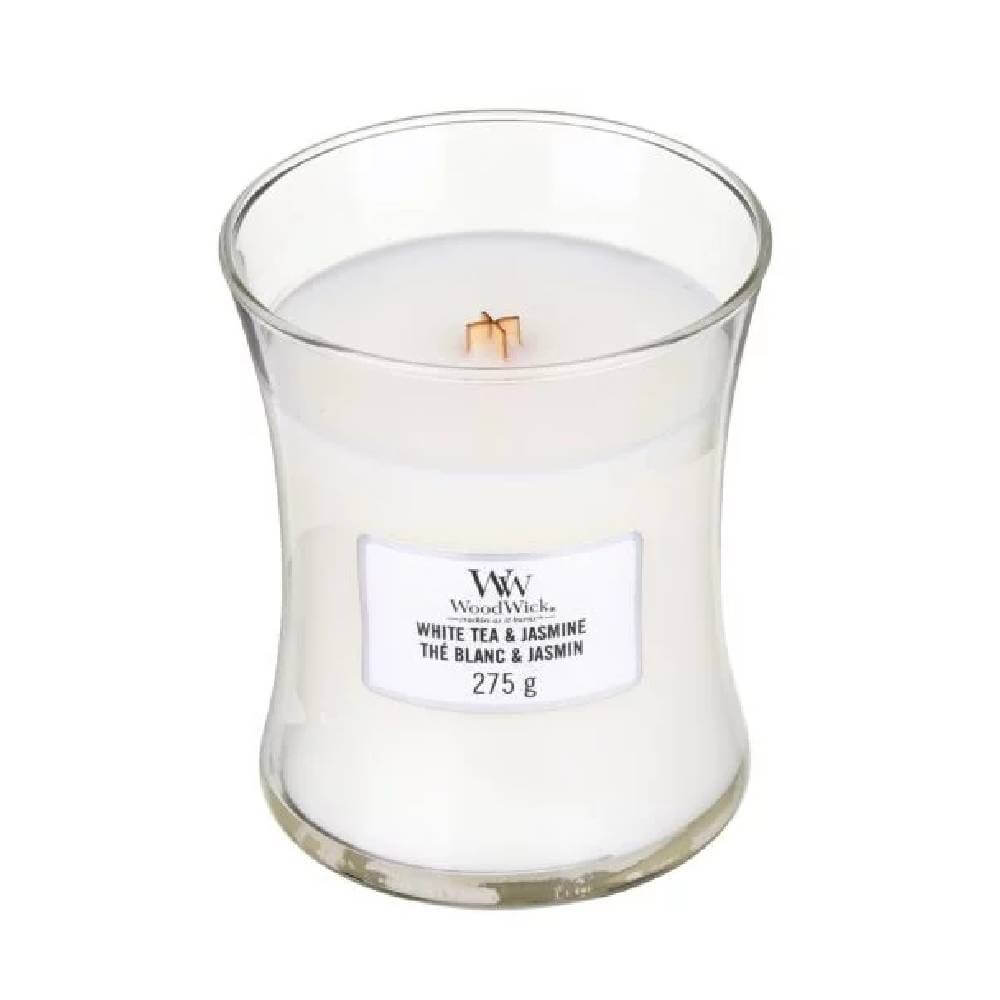 WHITE TEA AND JASMINE MEDIUM CLASSIC MIRISNA SVEĆA WOODWICK