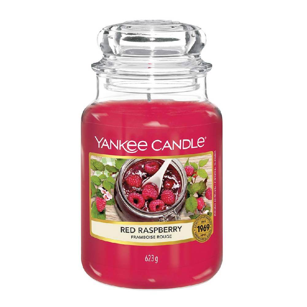 RED RASPBERRY LARGE SIGNATURE MIRISNA SVEĆA YANKEE CANDLE