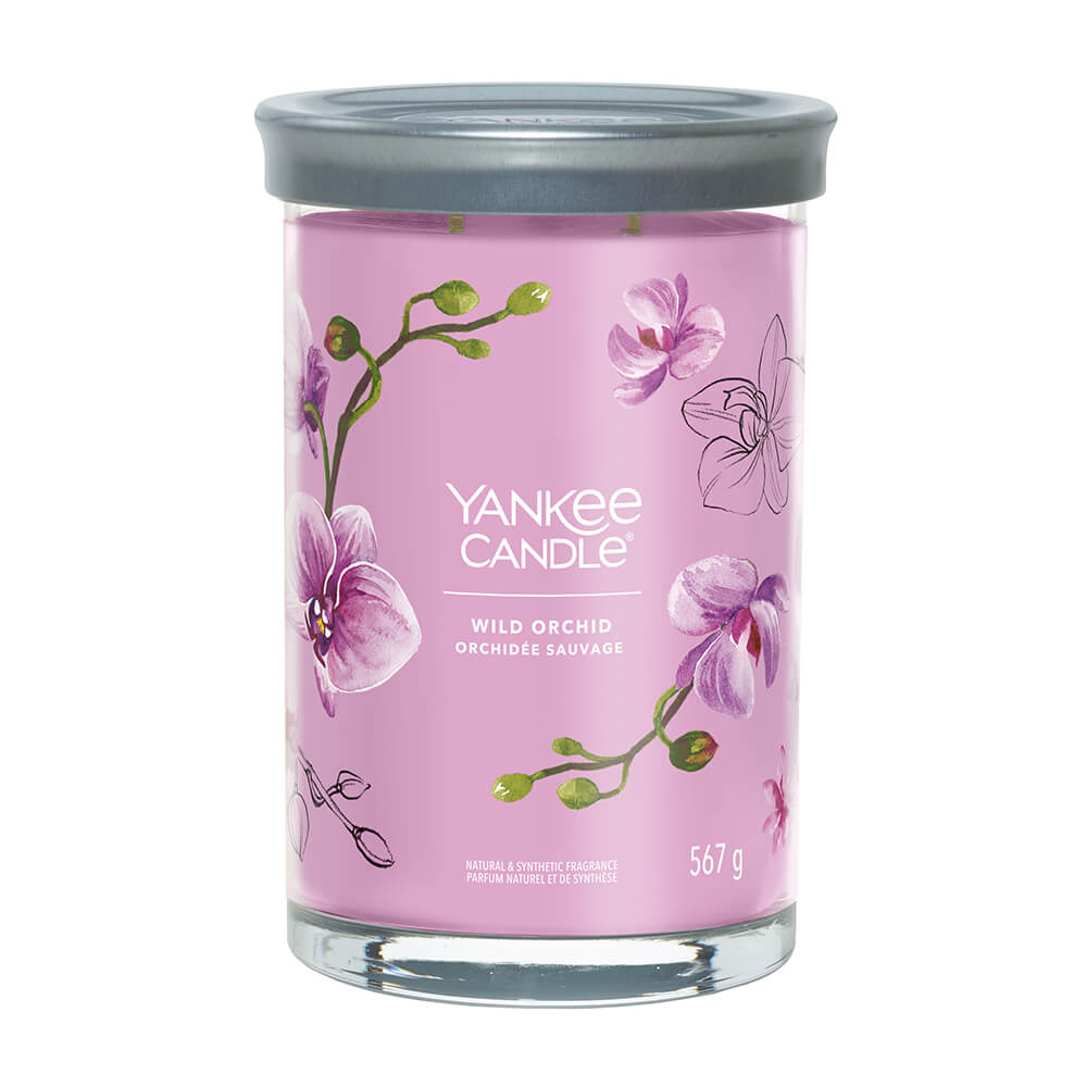 WILD ORCHID LARGE TUMBLER MIRISNA SVEĆA YENKEE CANDLE