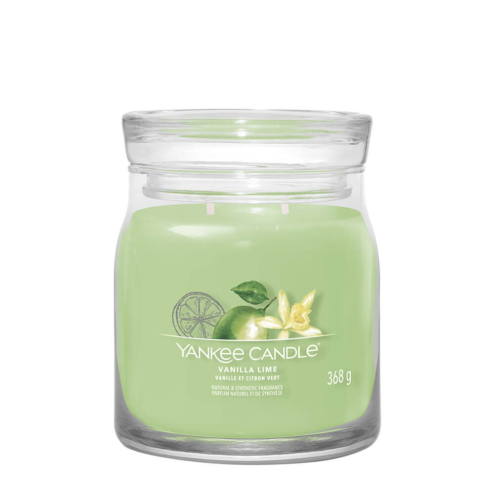 VANILLA LIME MEDIUM SIGNATURE MIRISNA SVEĆA YENKEE CANDLE