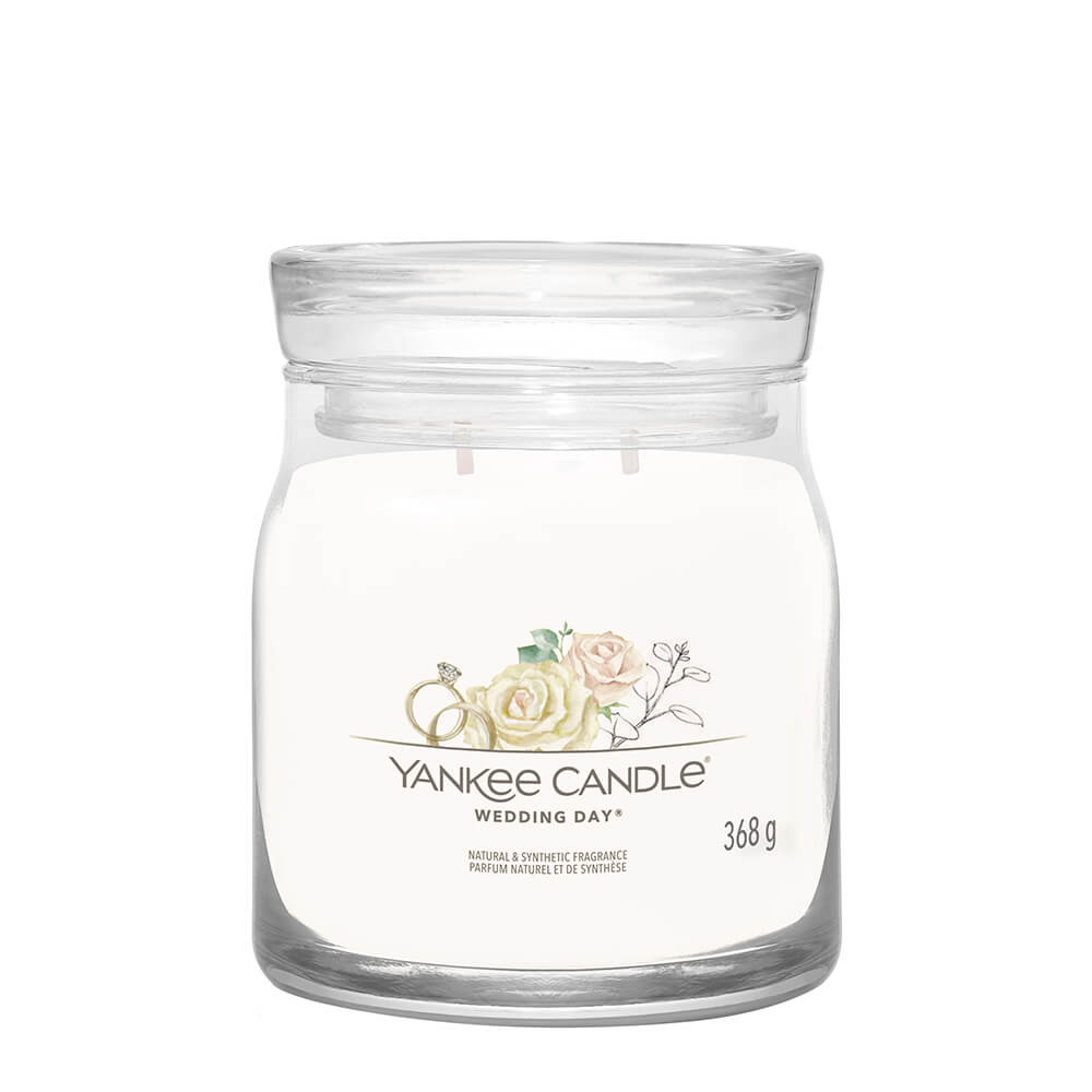 WEDDING DAY MEDIUM SIGNATURE MIRISNA SVEĆA YENKEE CANDLE