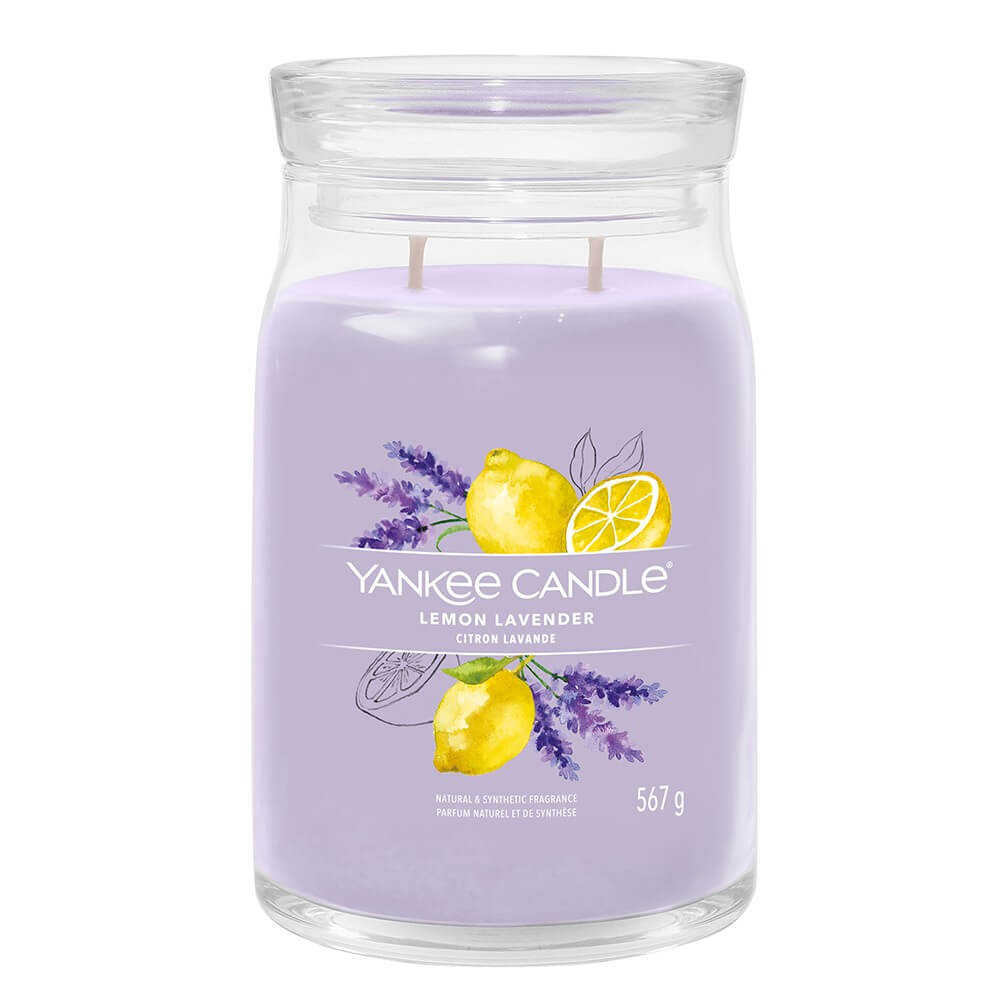 LEMON LAVENDER LARGE SIGNATURE MIRISNA SVEĆA YENKEE CANDLE