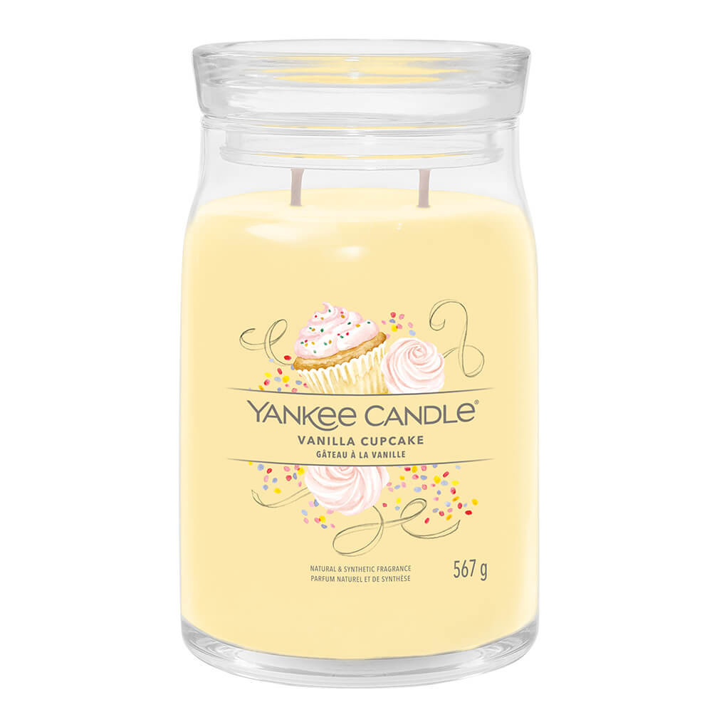 VANILLA CUPCAKE LARGE SIGNATURE MIRISNA SVEĆA YENKEE CANDLE