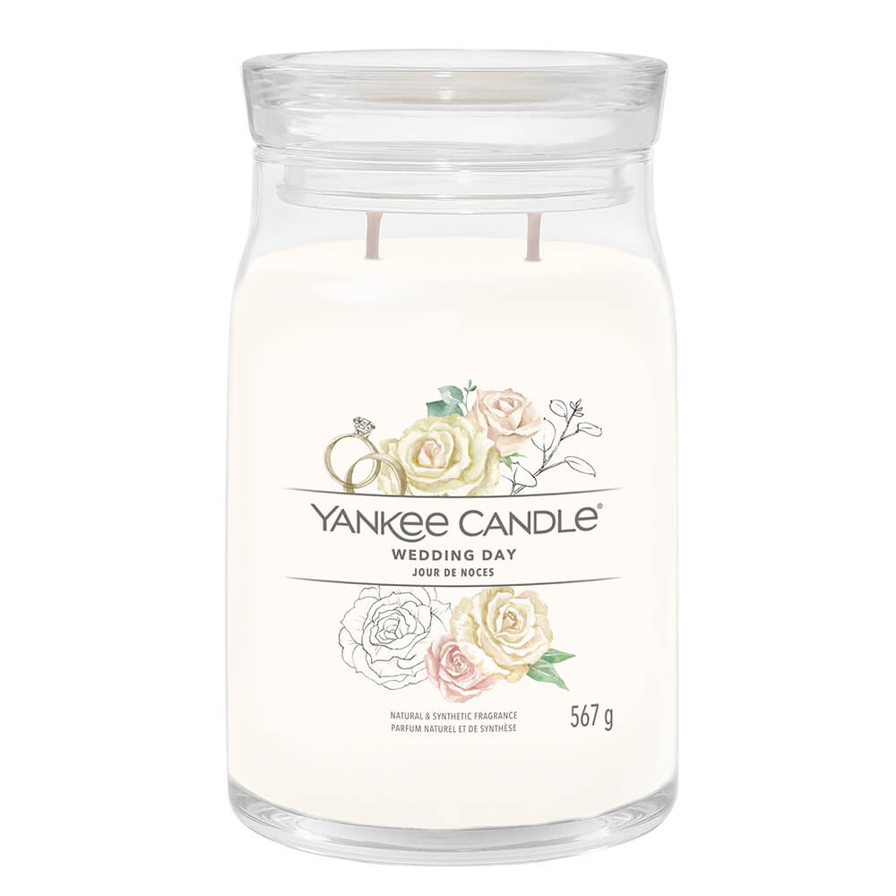 WEDDING DAY LARGE SIGNATURE MIRISNA SVEĆA YENKEE CANDLE