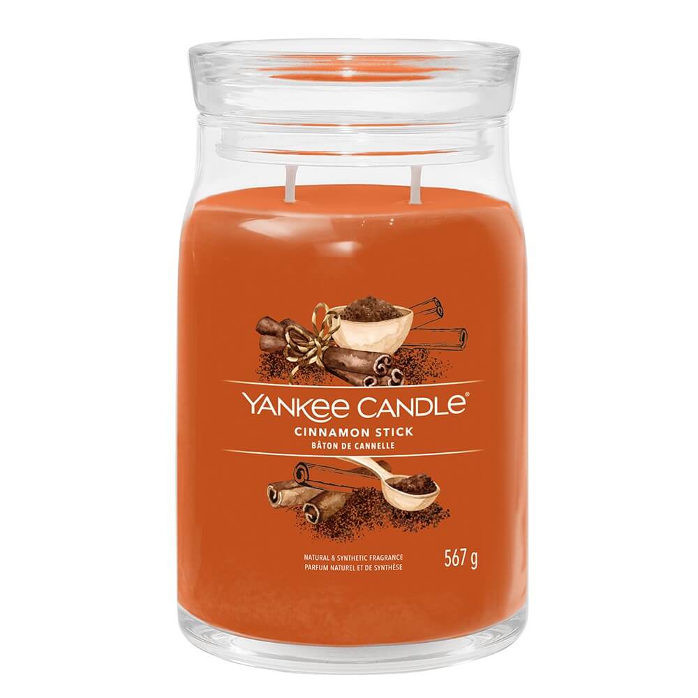 CINNAMON STICK LARGE SIGNATURE MIRISNA SVEĆA YENKEE CANDLE