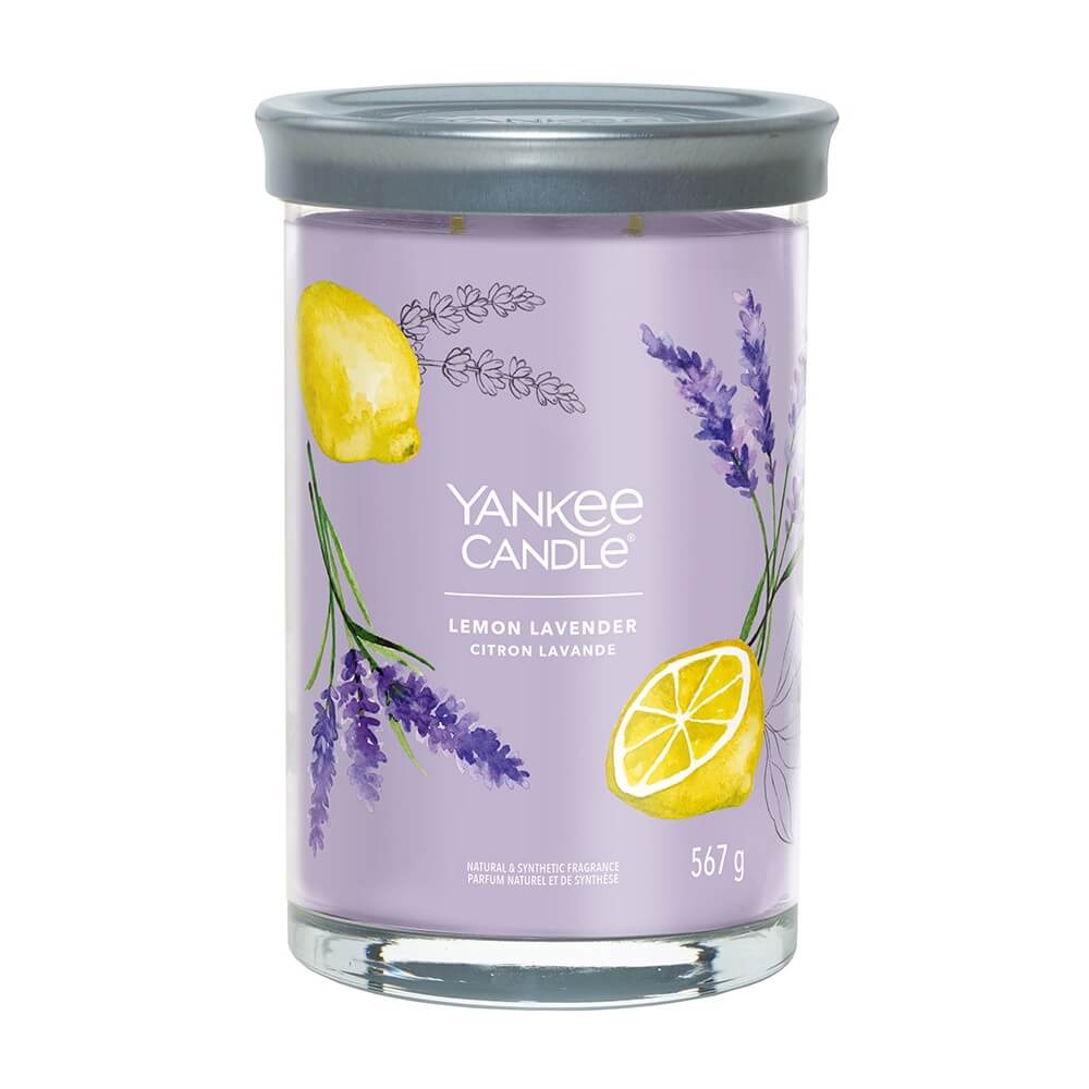 LEMON LAVENDER LARGE TUMBLER MIRISNA SVEĆA YENKEE CANDLE