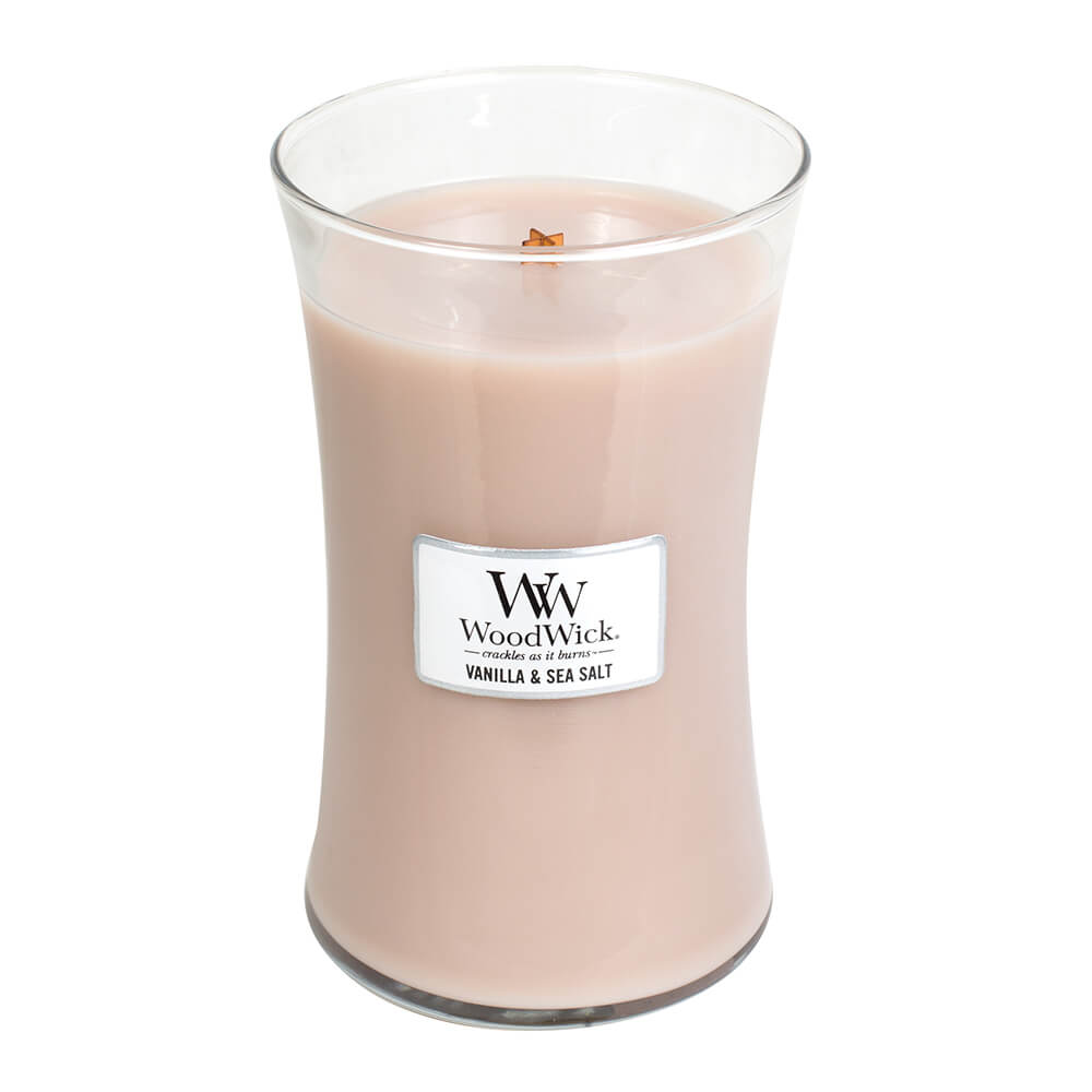 VANILLA & SEA SALT LARGE CLASSIC MIRISNA SVEĆA WOODWICK