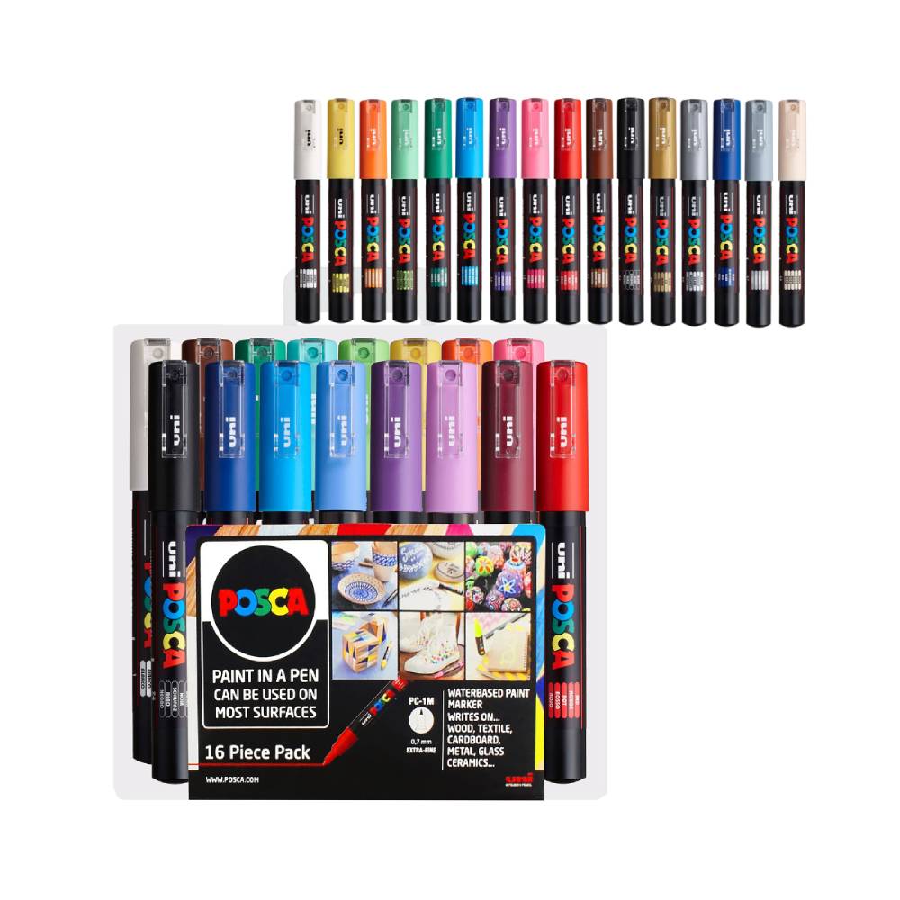 POSCA MARKER SET 1M 1/16