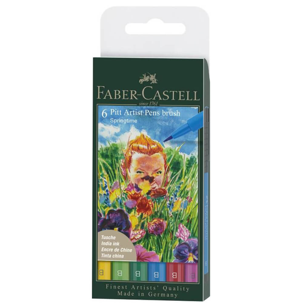 FABER CASTELL SET PITT ARTIST PEN SPRINGTIME 1/6 167177