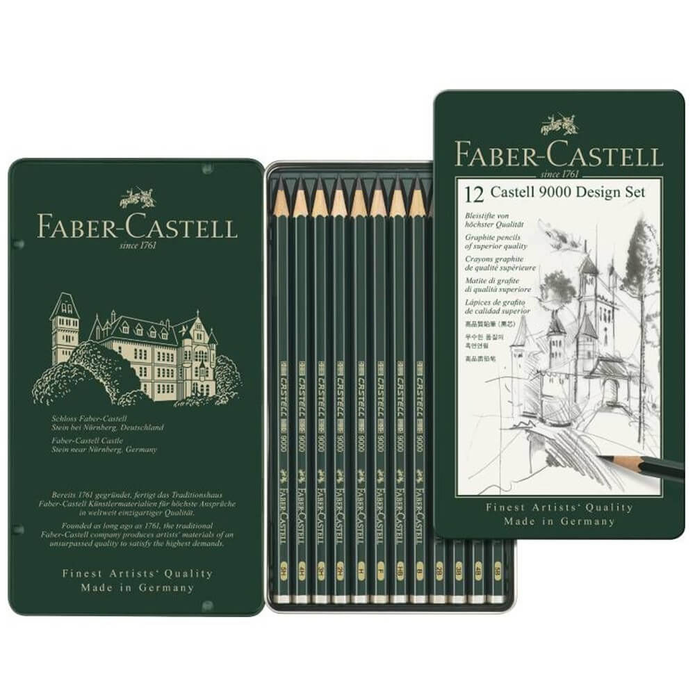 FABER CASTELL CASTELL 9000 DESIGN SET 1/12 119064