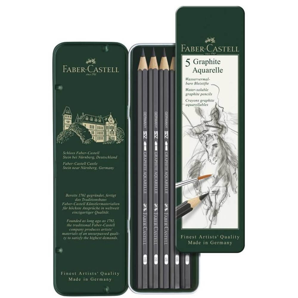 FABER CASTELL GRAFITNE OLOVKE AKVARELE SET 1/5 117805