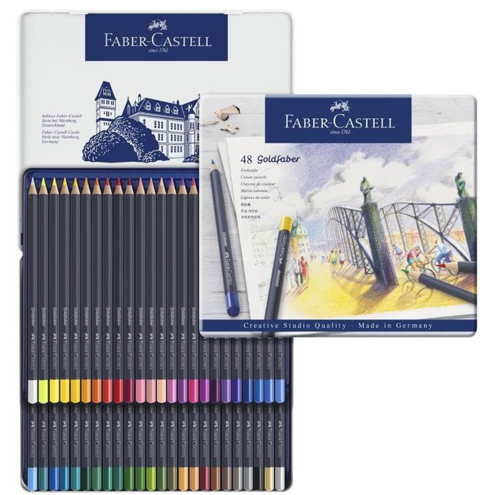 FABER CASTELL GOLDFABER DRVENE BOJE 1/48 114748