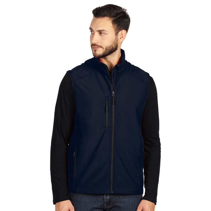 SKIPPER VEST, softshell prsluk, plavi, L