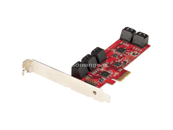 STARTECH SATA PCIe Card - 10 Port PCIe SATA Expansion Card