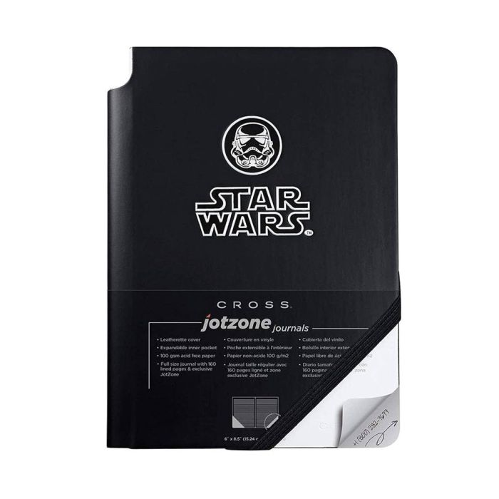 Cross jotzone rokovnik Starwars crno-beli