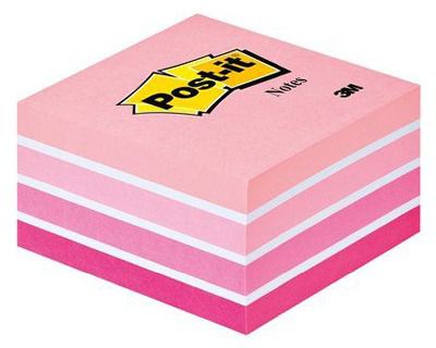 Samolepljiva blok kocka 76 x 76 mm Post-it roza