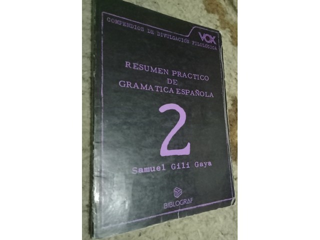 Resumen pratico de gramatica espanola