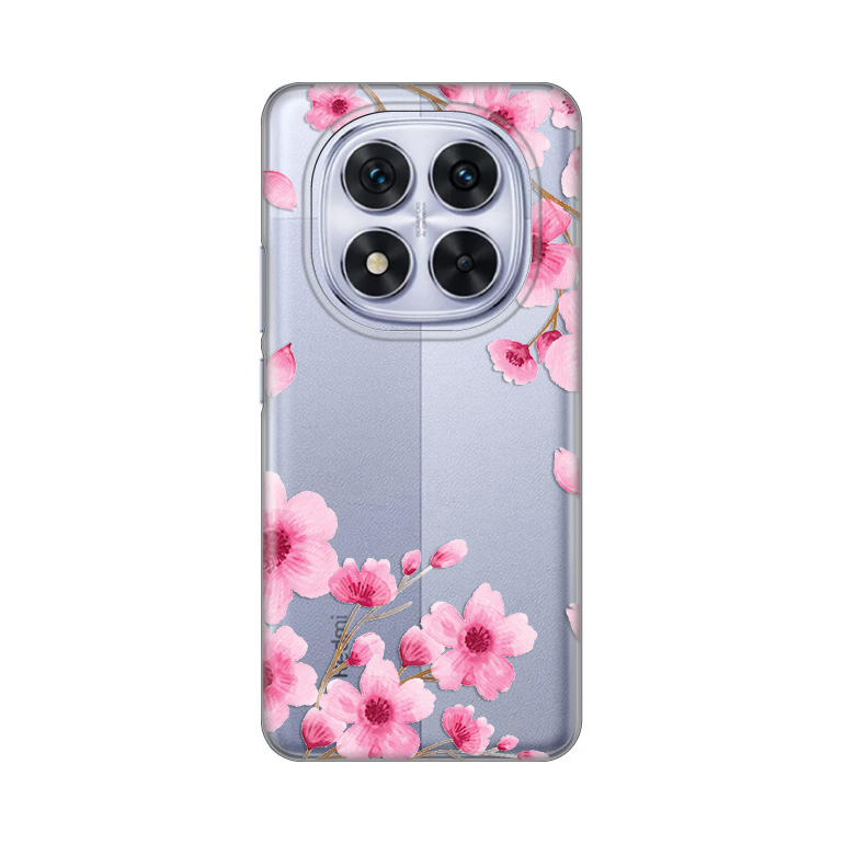 TORBICA SILIKONSKA PRINT SKIN ZA XIAOMI REDMI NOTE 14 PRO 5G (EU) ROSE FLOWERS