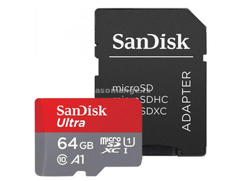 SANDISK Ultra 64GB MicroSDXC 10 MB/s SDSQUAB-064G-GN6IA