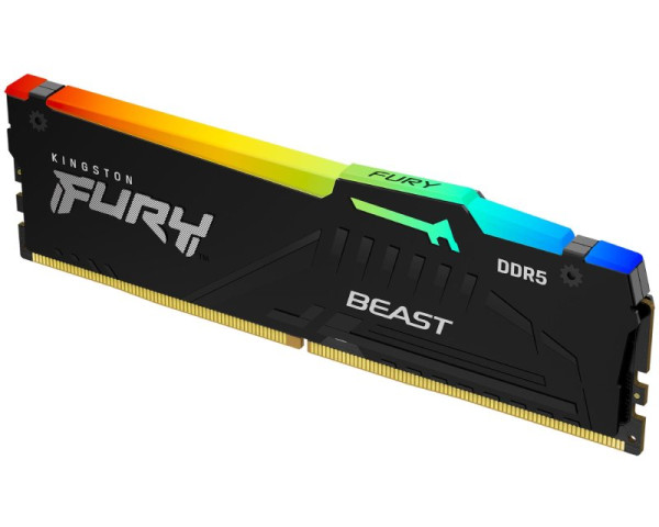 KINGSTON DIMM DDR5 32GB 5600MT s KF556C40BWA-32 FURY Beast RGB Black (MEM02486)