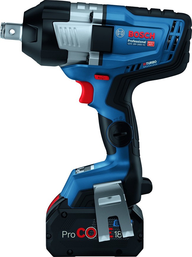 Bosch GDS 18V-1600 HC + 2x8.0Ah baterije+punjač+kofer, aku. udarni odvrtač