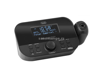 TREVI RC 85D8 projection hour radio black