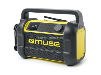 MUSE M-928 Building radio Black-yellow