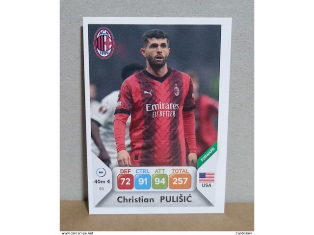 UCL 2024 Christian Pulisic - AC Milan