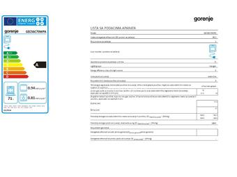 ELEKTRICNI SPORET "GORENJE" GECS6C70WPA