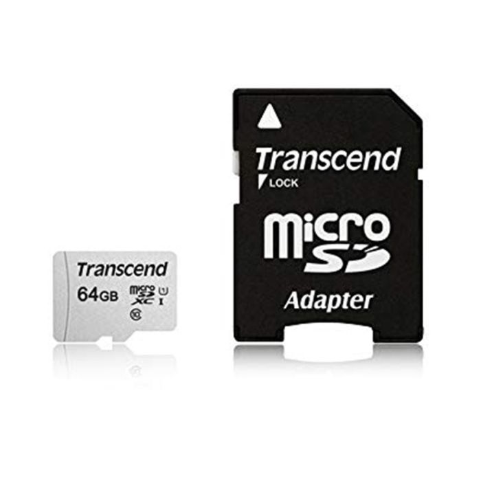 Memorijska kartica Transcend 64GB TS64GUSD300S-A MicroSD + adapter