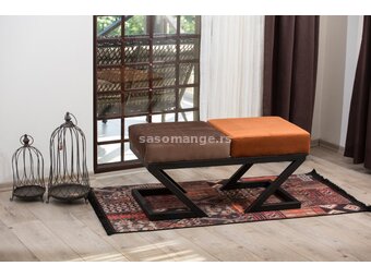 Atelier del Sofa Tabure Eda Brown Orange