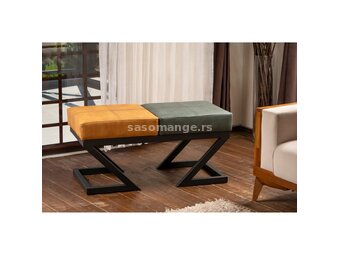 Atelier del Sofa Tabure Brda Mustard Green