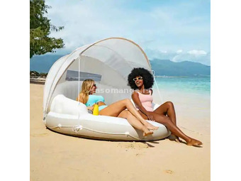 Intex dušek sa baldahinom za plažu i vodu 198 x 150 cm 58292