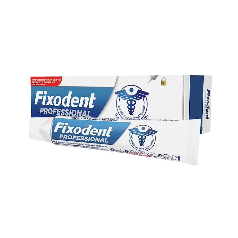 Fixodent PROFESSIONAL Adhezivna Krema za Učvršćivanje Zubne Proteze 40 g