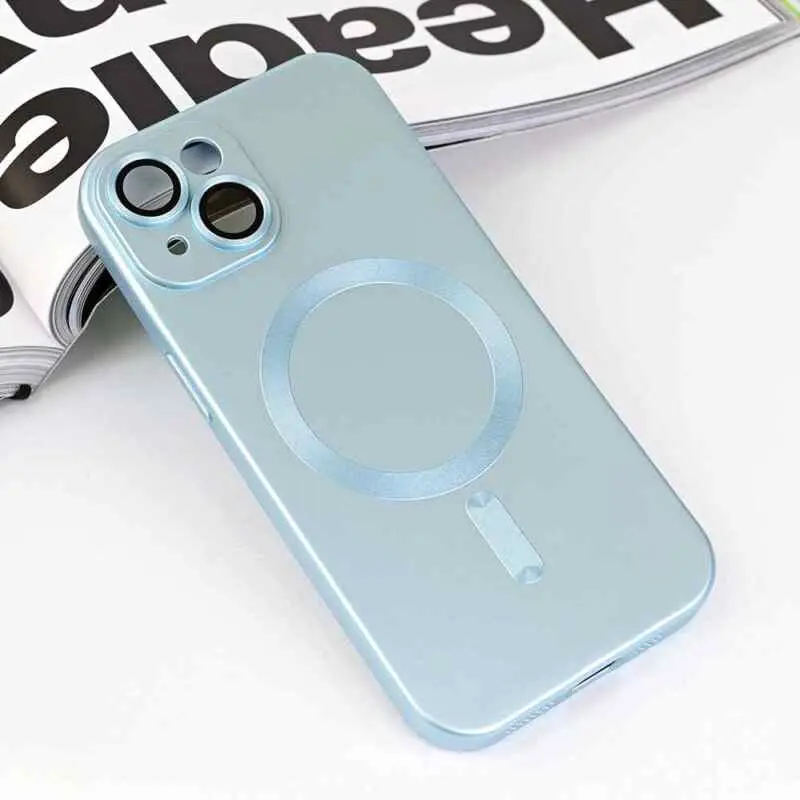 Maska Magsafe Chrome za iPhone 15 6.1 plava