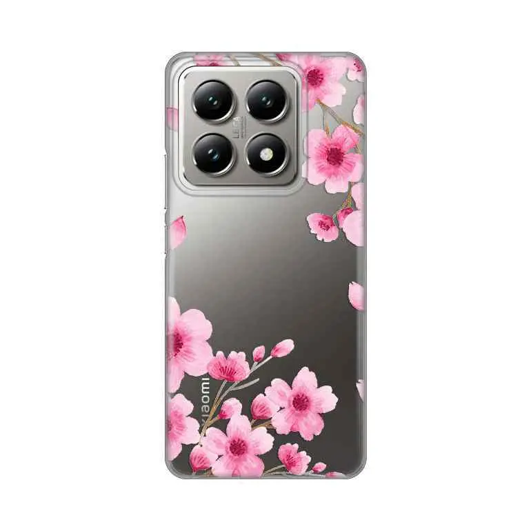 Maska silikon Print za Xiaomi 14T Rose Flowers