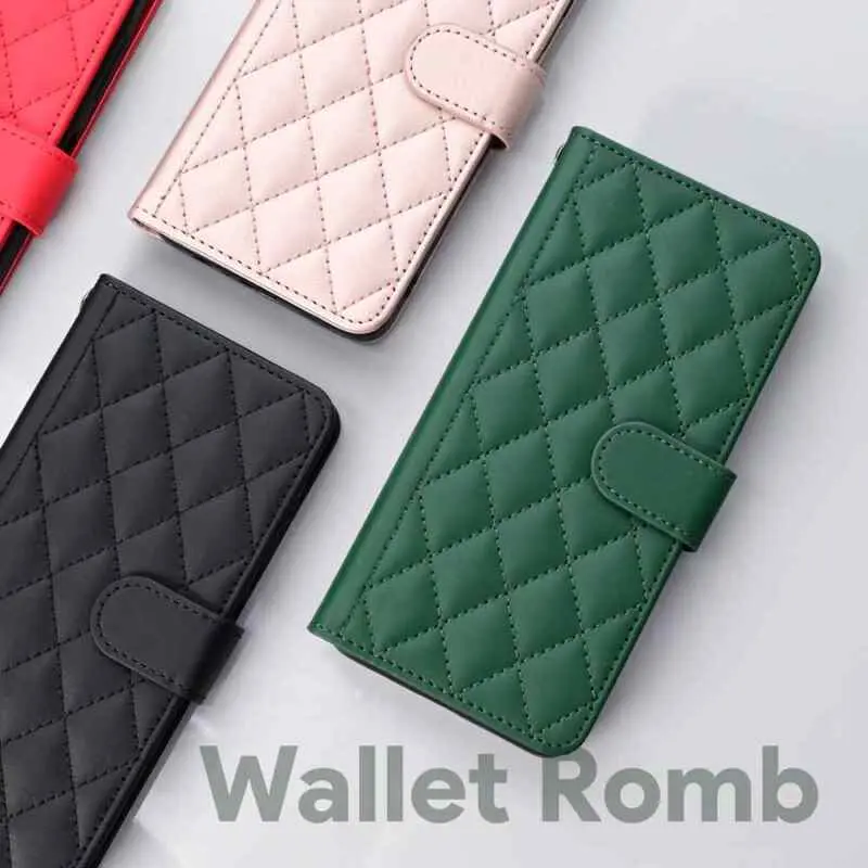 Maska Wallet Romb za Honor X6b crvena