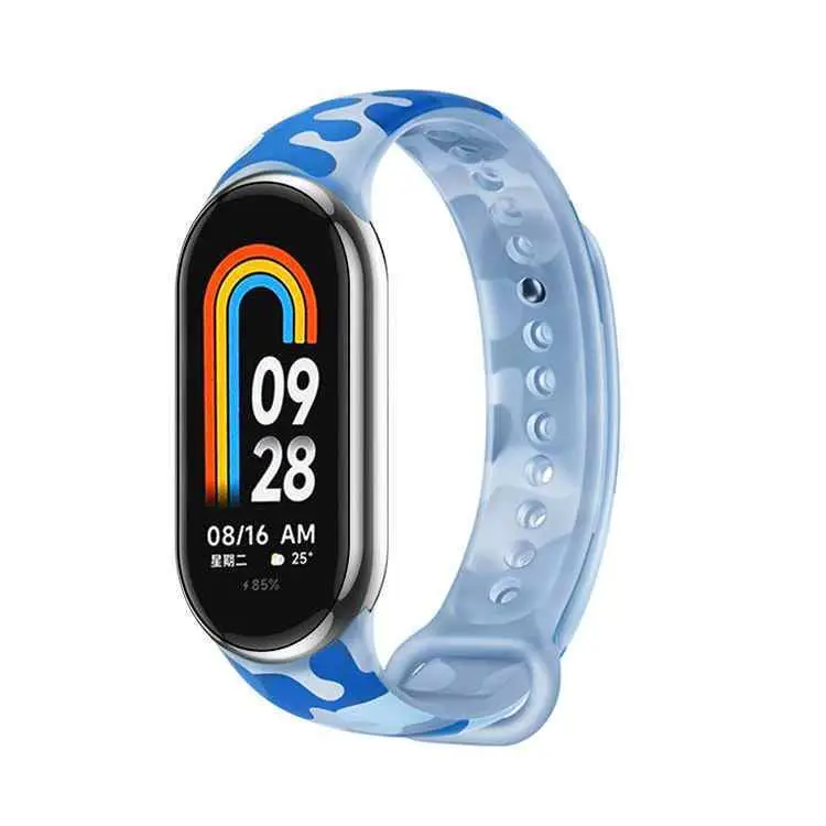 Narukvica za smart watch Xiaomi Mi Band M8/M9 maskirna plava