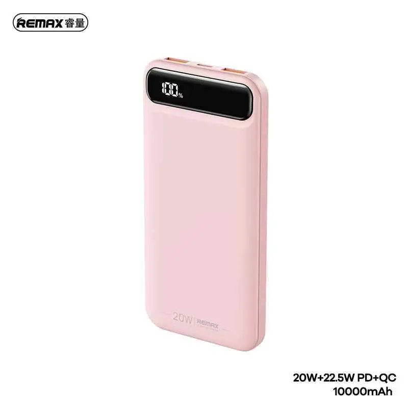 Power Bank REMAX Bole Series RPP-520 PD20W+QC22.5W Fast Charging 10000mAh pink