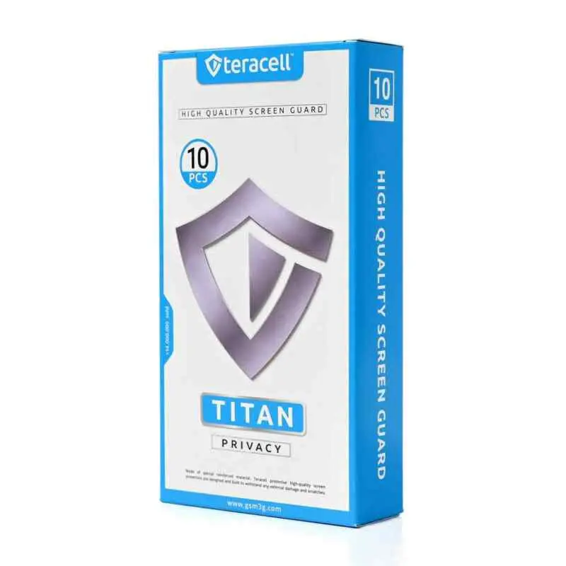 Zastitno staklo Zaštitno staklo Privacy Teracell Titan 2.5D za iPhone 13/13 Pro/14 6.1 crni