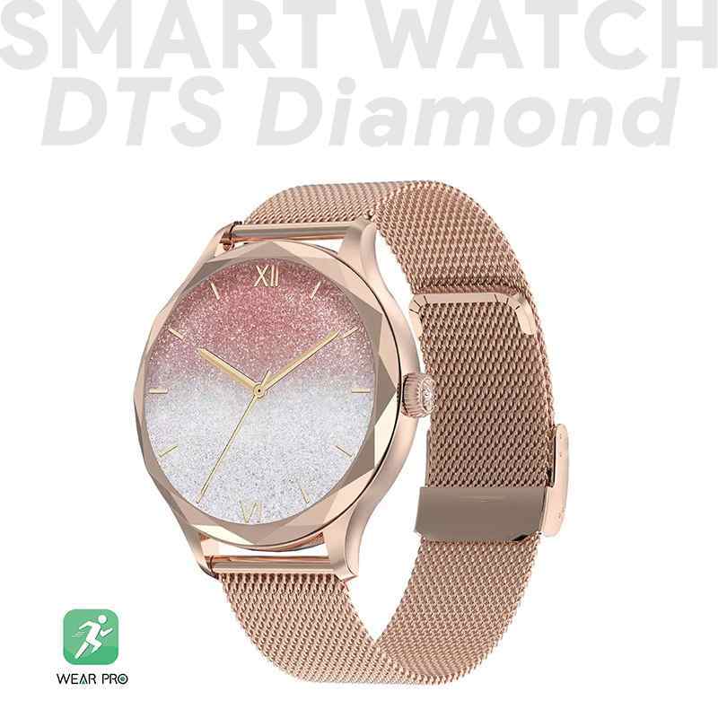 Smart Watch DTS Diamond zlatni metalna narukvica