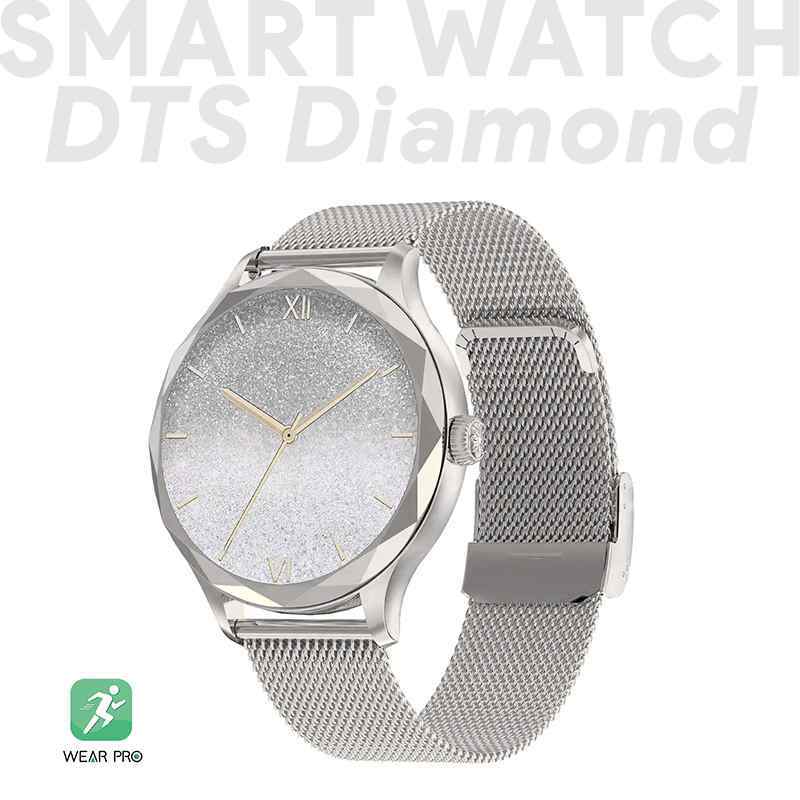 Smart Watch DTS Diamond srebrni metalna narukvica