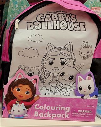 Gabbys Dollhouse Colouring Backpack ranac