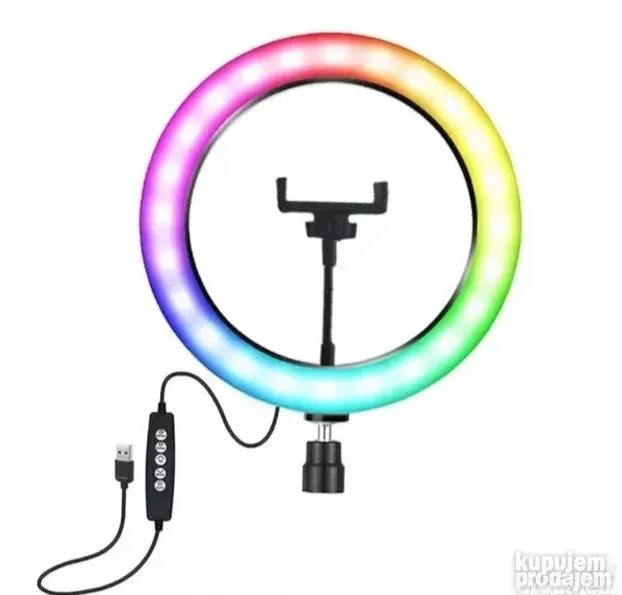 Ring ligft 8″-20 cm RGB sa stalkom