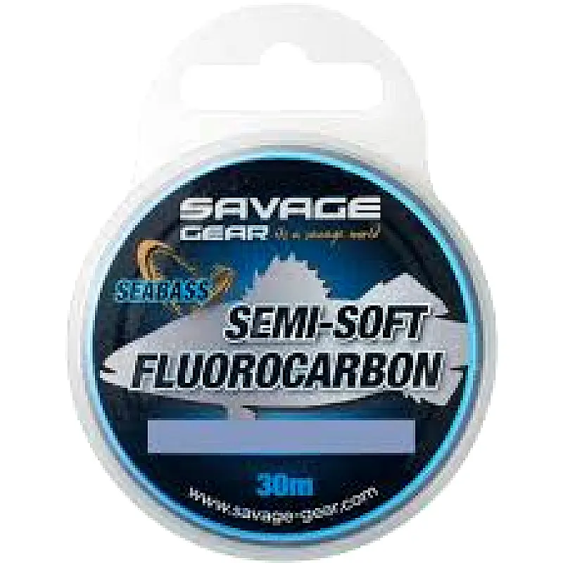 SAVAGE GEAR SEMI SOFT FLUOROCARBON 30m 0.14mm (5SGF 74495)