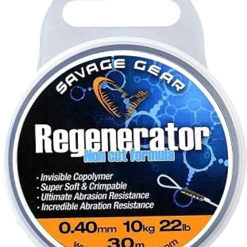 SAVAGE GEAR SHOCK LEADER REGENERATOR MONO 30m 0.40mm /CLEAR (5SGNR 54838)