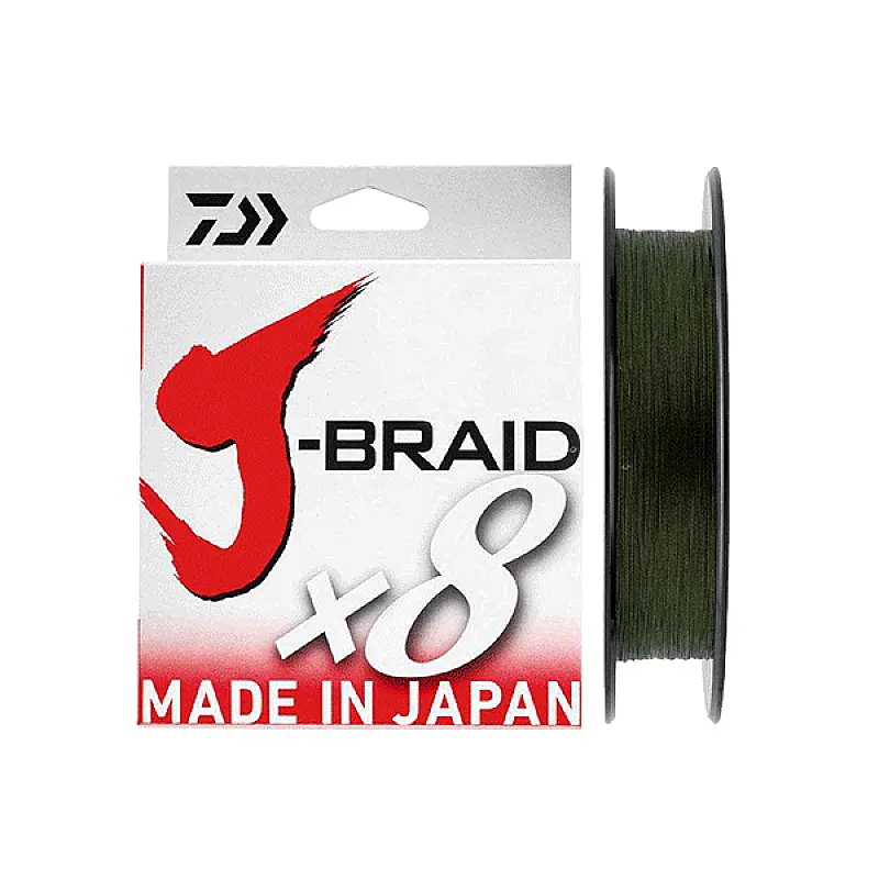 DAIWA J-BRAID X8 DARK GREEN 150m- sve dimenzije-