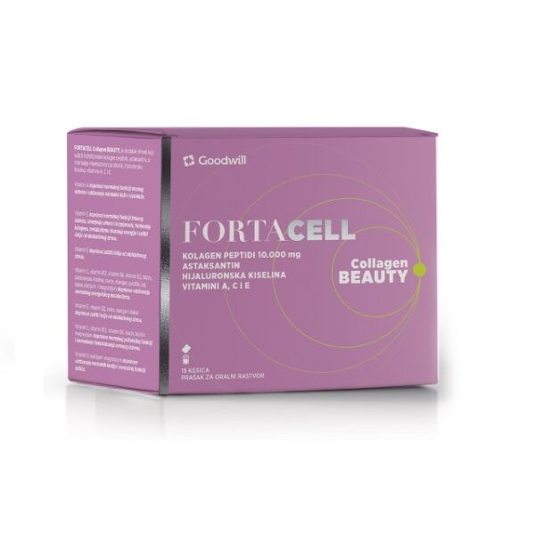 Fortacell Collagen Beauty prašak za oralni rastvor, 15 kesice