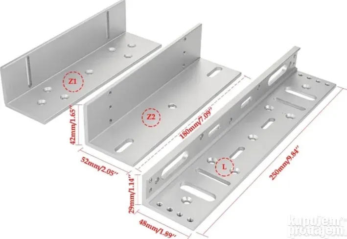 specijalni nosač aluminijske legure za 280 kg magnetna brava